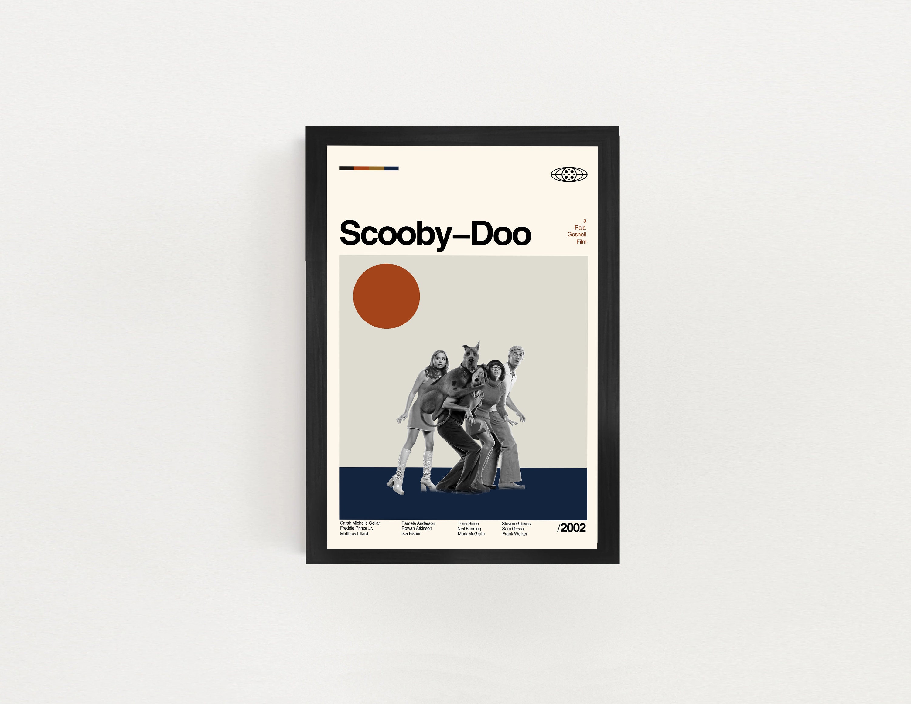 SCOOBY-DOO Poster, Scooby-Doo Movie Poster, Vintage Poster