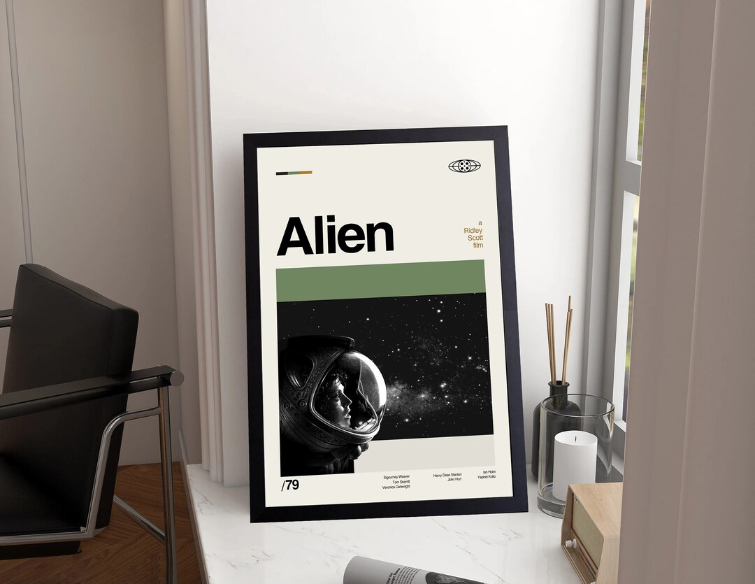 Alien Poster Ridley Scott Xenomorph Movie Poster Print - Etsy