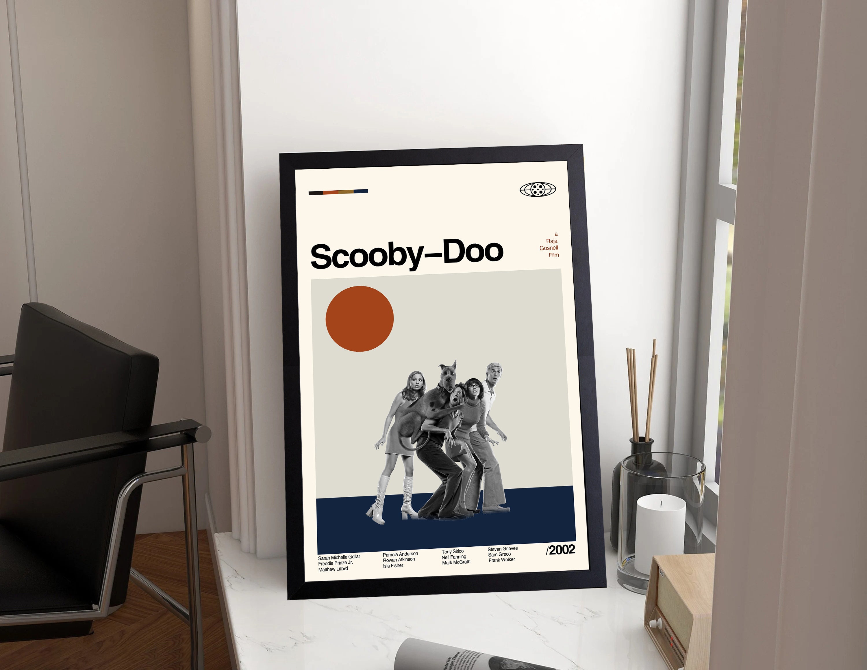 SCOOBY-DOO Poster, Scooby-Doo Movie Poster, Vintage Poster