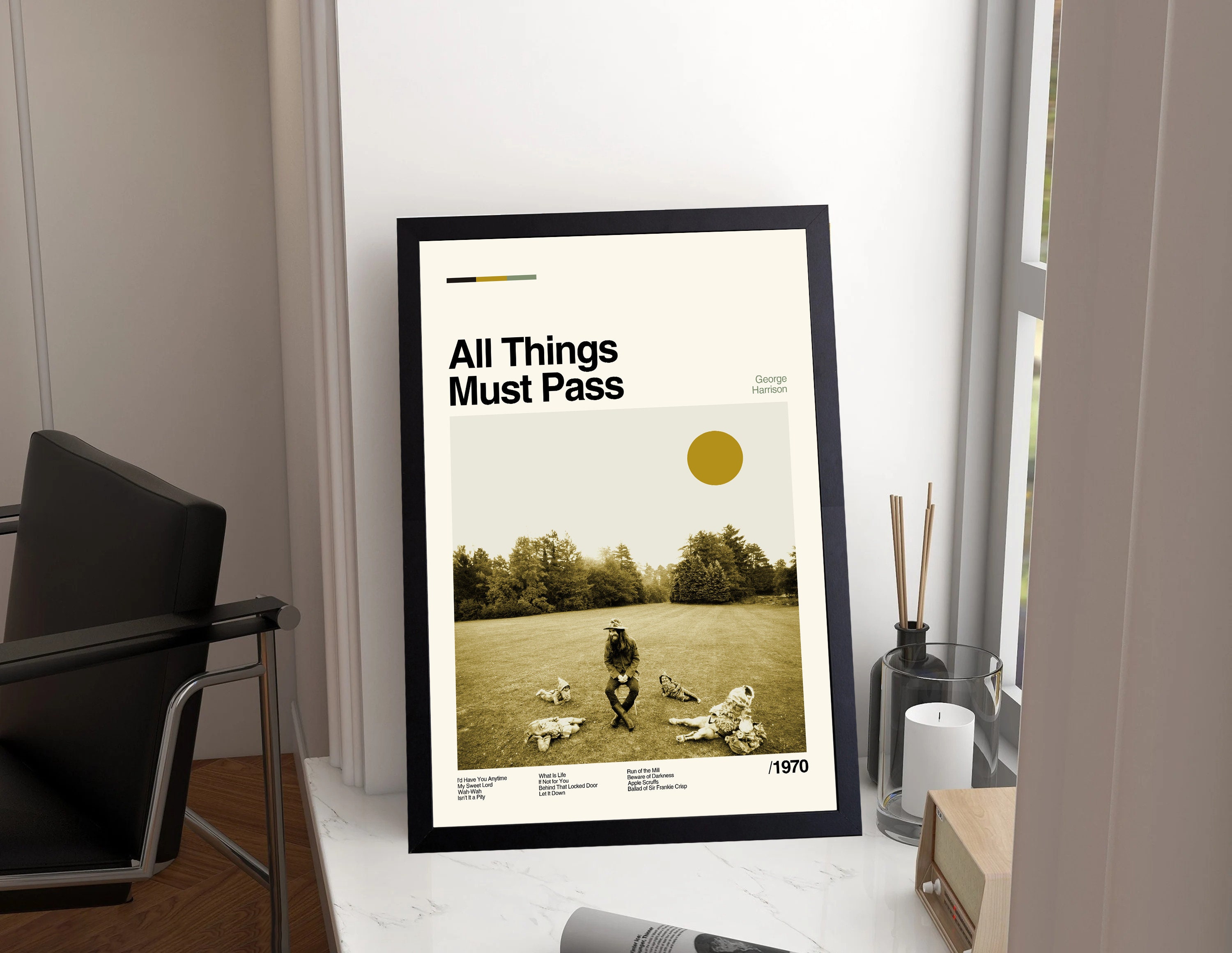 George Harrison All Things Must Pass Poster