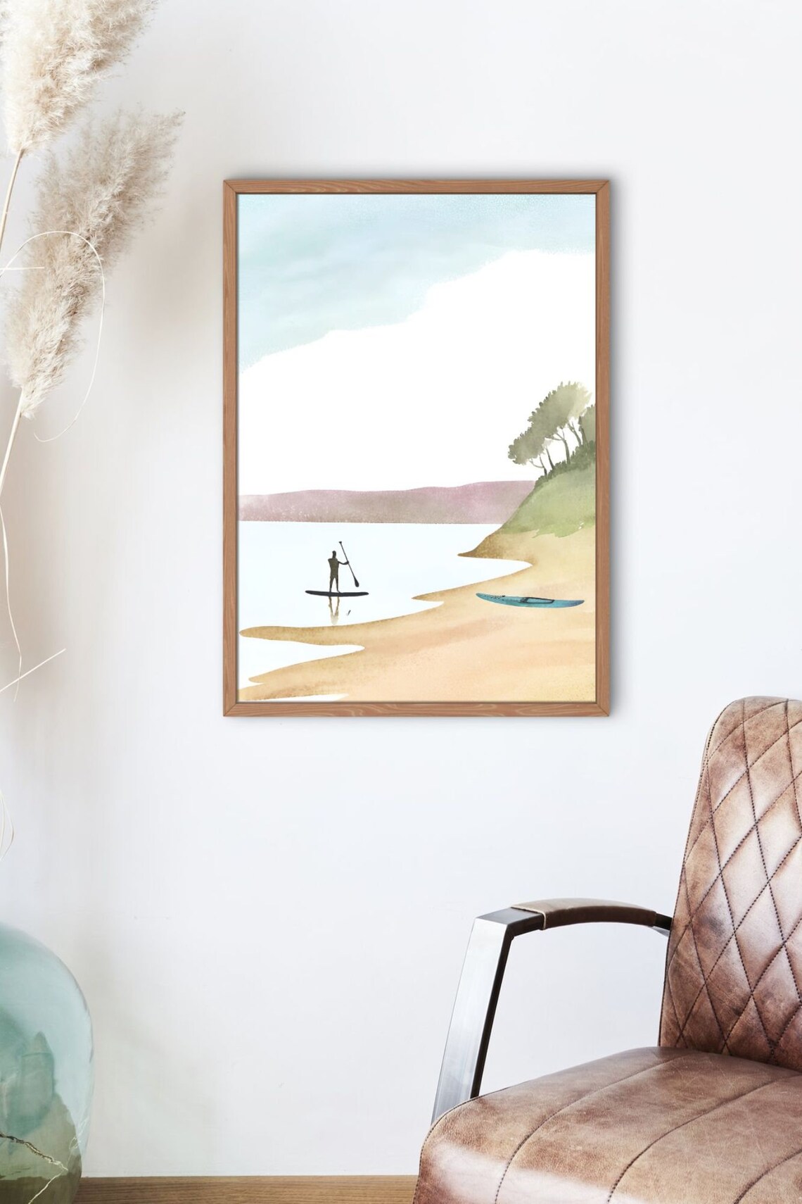 Paddle Board Print | Paddle Board Poster | Paddle Boarding Poster ...