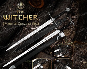 The Witcher Sword Swords of Geralt of Rivia Great Sword and Feline ...