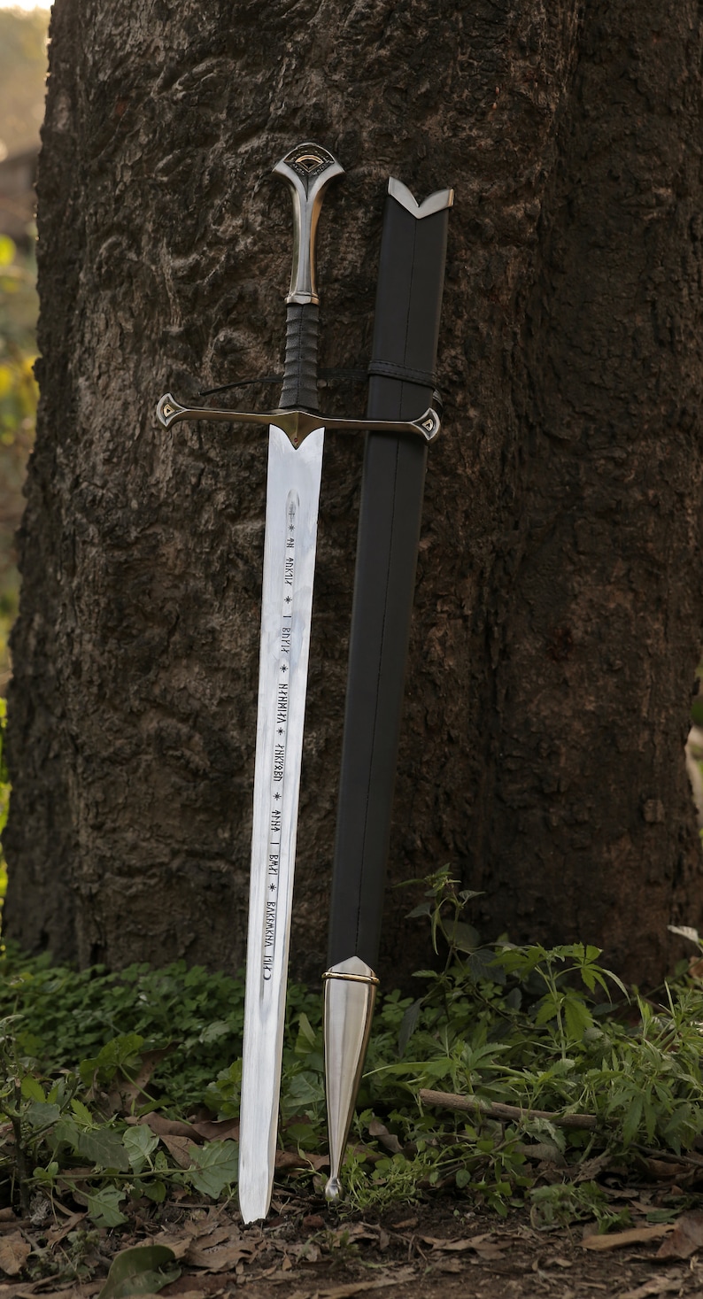 Lord of the Rings Aragorns Ranger Replica Sword of Strider Handmade ...