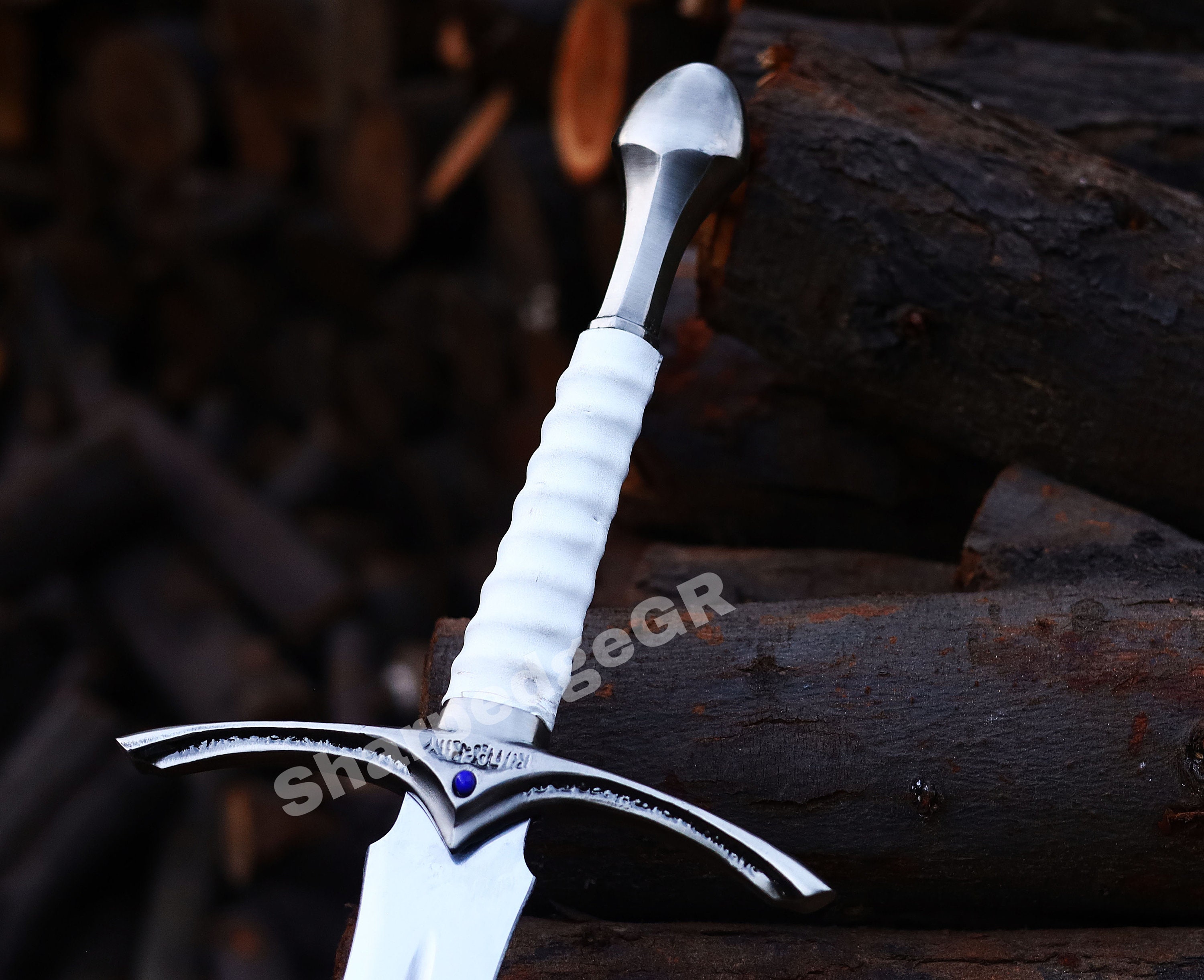 Handmade Glamdring Sword of Gandalf Lords of the Ring Elvenking Long ...
