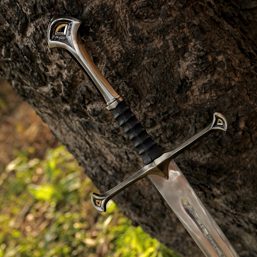 Handmade Anduril Steel Sword Battle Ready Sword Lord of the - Etsy ...