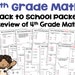 6th Grade Math Task Cards for End of Year Review and Test Prep - Etsy