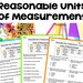 Reasonable Units of Measurement - Differentiated Worksheets - Etsy