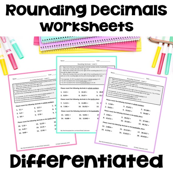 Rounding Decimals Exercises