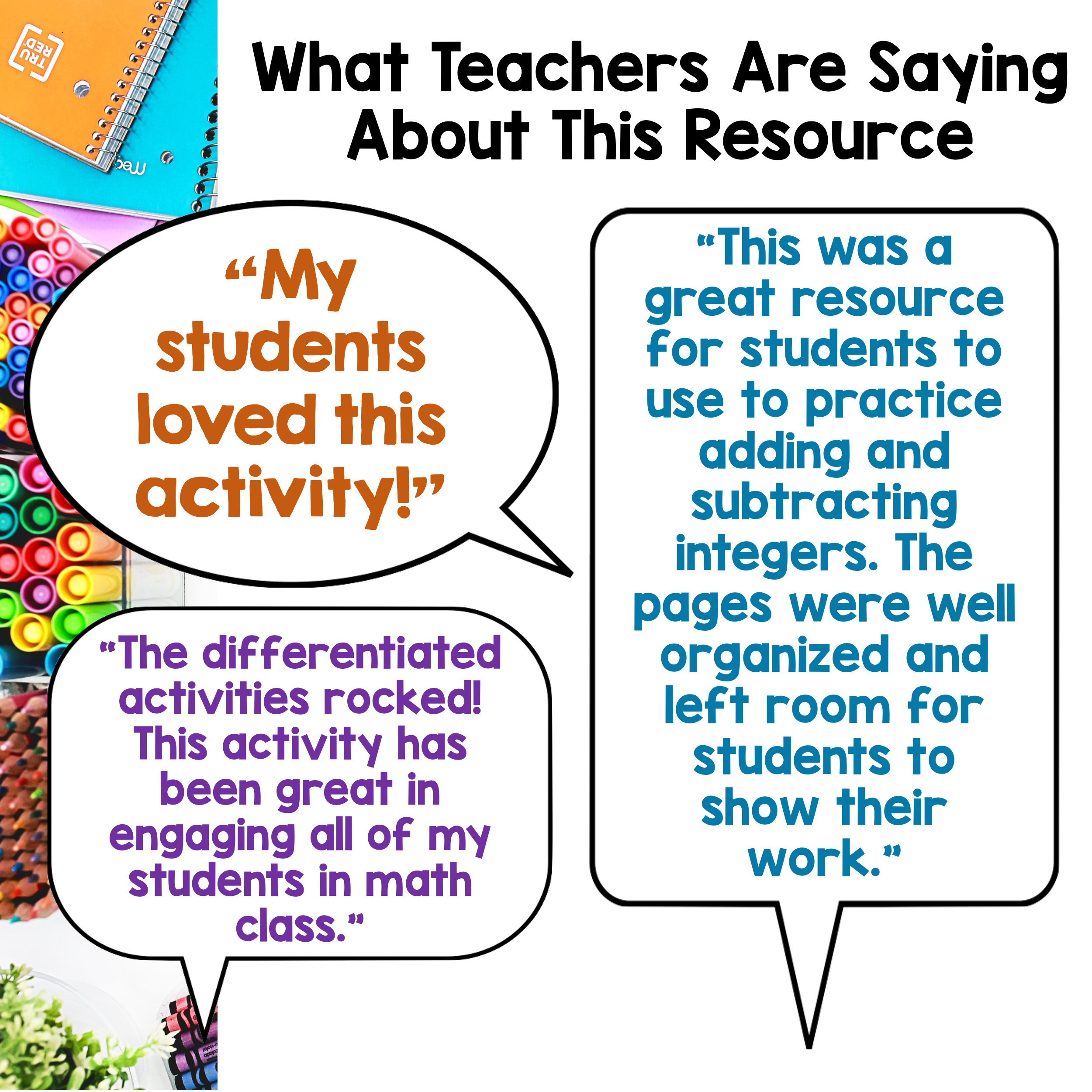 Adding and Subtracting Integers Worksheets - Differentiated - Etsy