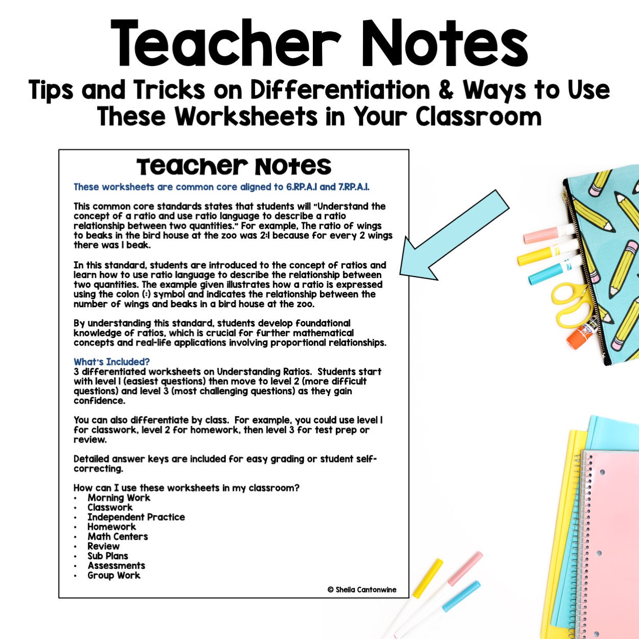 Understanding Ratios Worksheets - Differentiated - Etsy