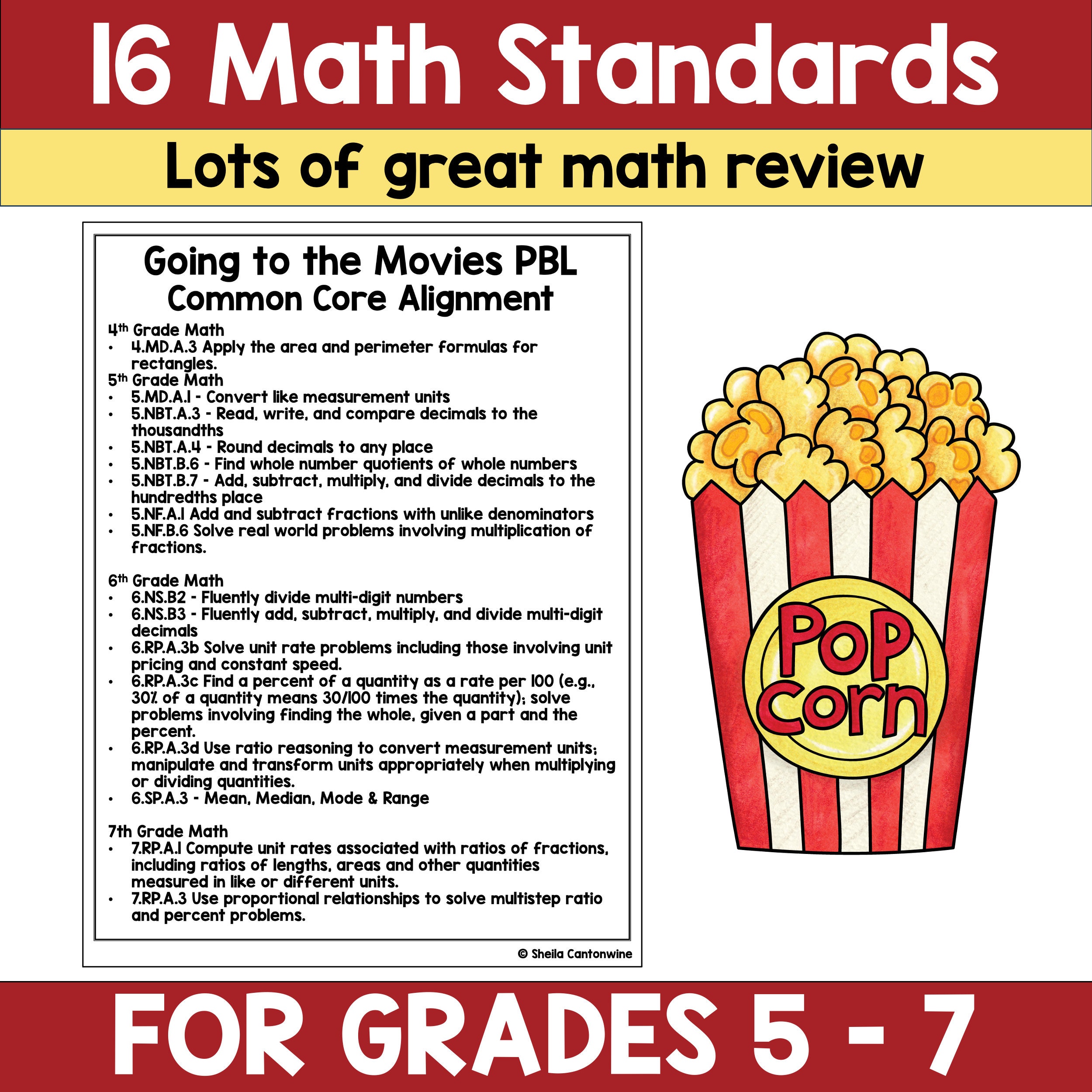 Going to the Movies - Project Based Learning (PBL) With Math - Etsy