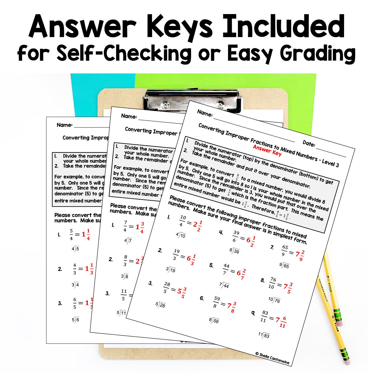 Dividing Mixed Numbers Examples