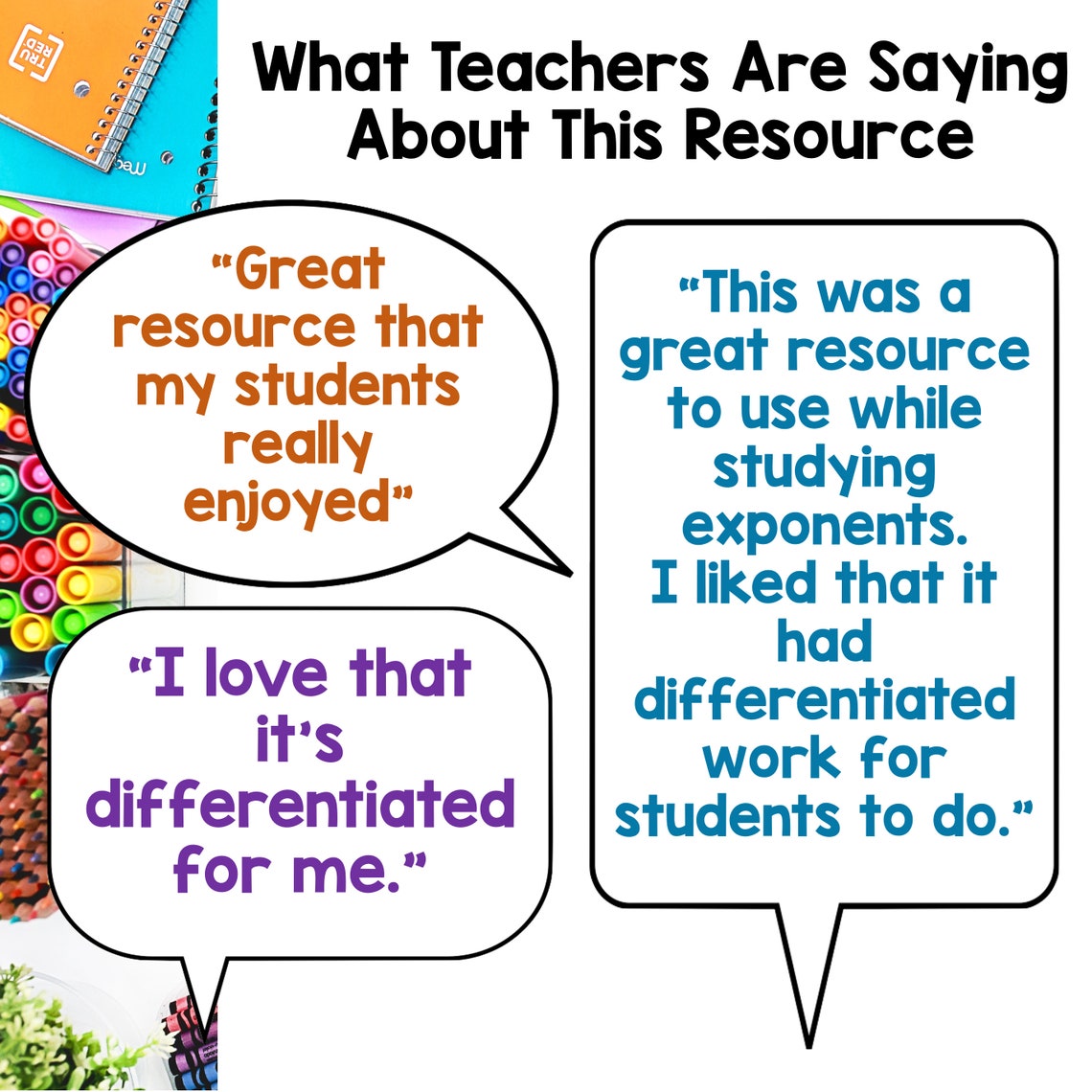 Negative Exponents Worksheets - Differentiated - Etsy
