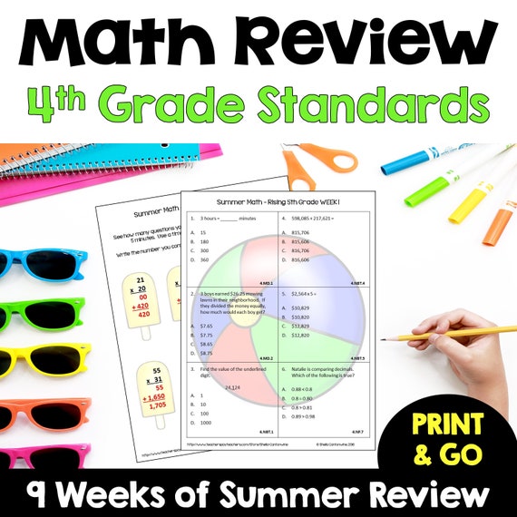 4th Grade Summer Worksheets Summer School Hotsell Curriculum 4th Grade