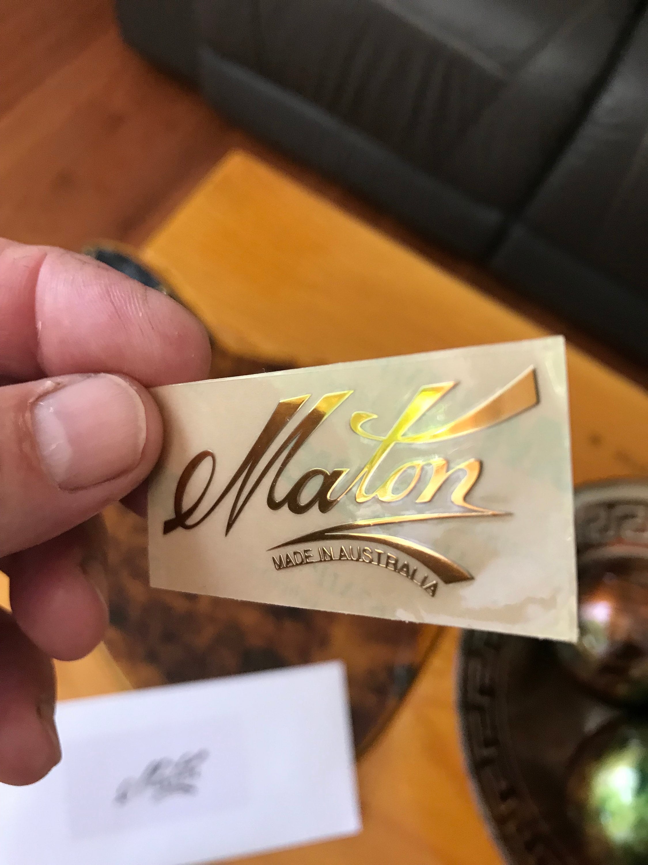Maton Guitar Decal Headstock Restoration 3D Laser Metal - Etsy Australia
