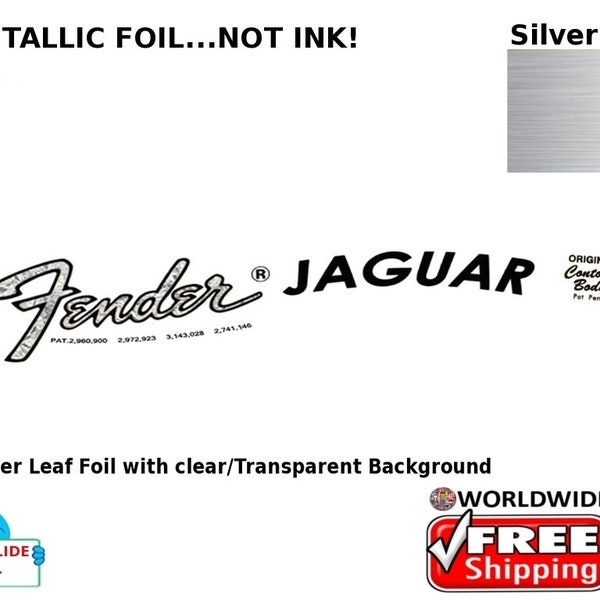 Fender Jaguar Headstock Decal - Etsy