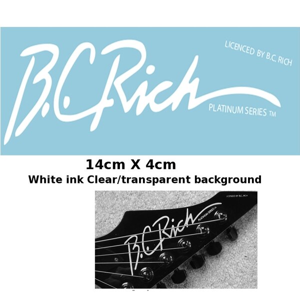 Bc Rich Decal - Etsy