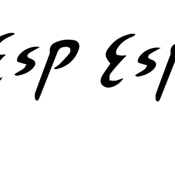 Esp Guitar Decal - Etsy