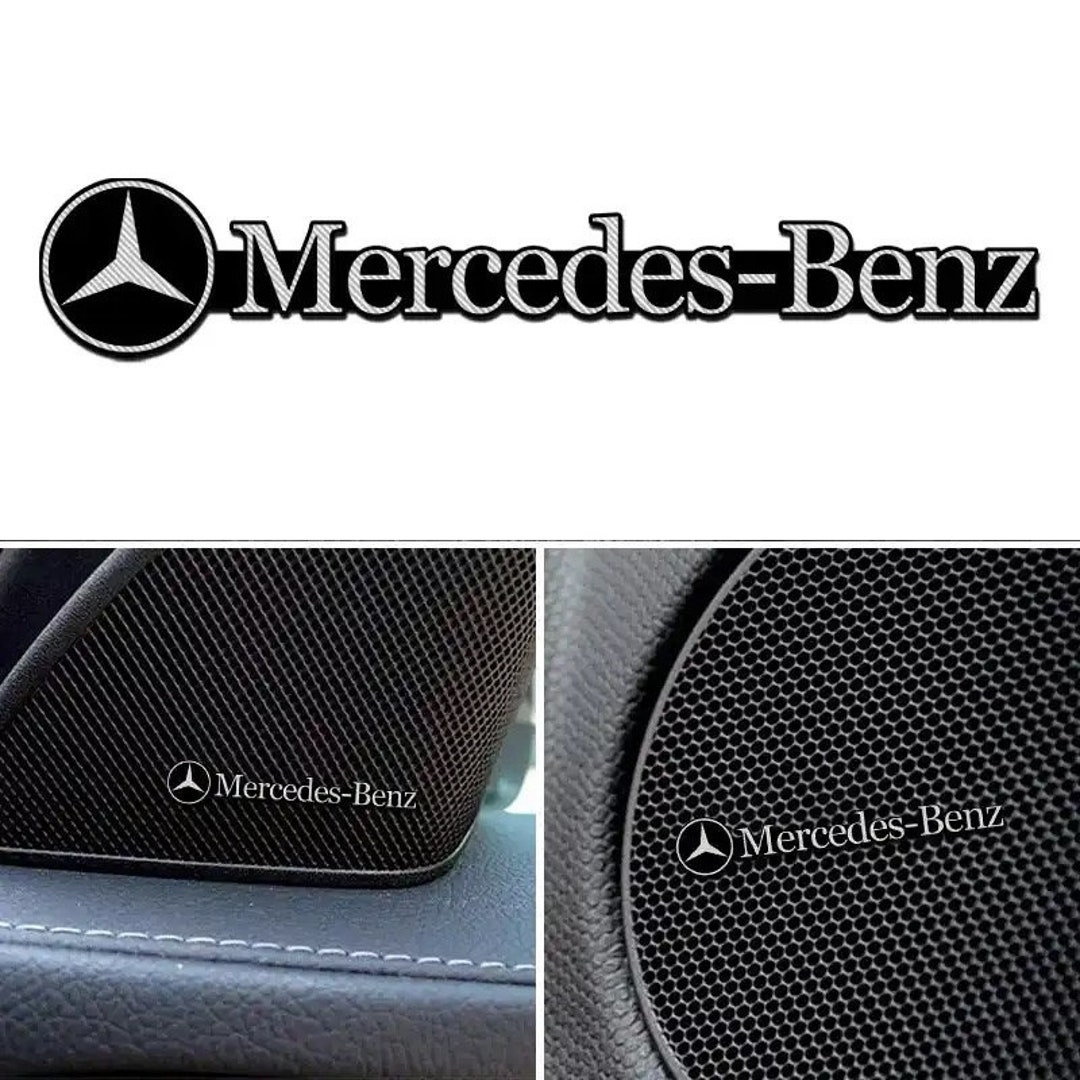 Mercedes Benz Car Badge Emblem Auto Logo Decal 3D Laser Metal Cut Logo ...