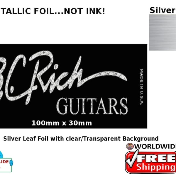 Bc Rich Sticker Decal - Etsy