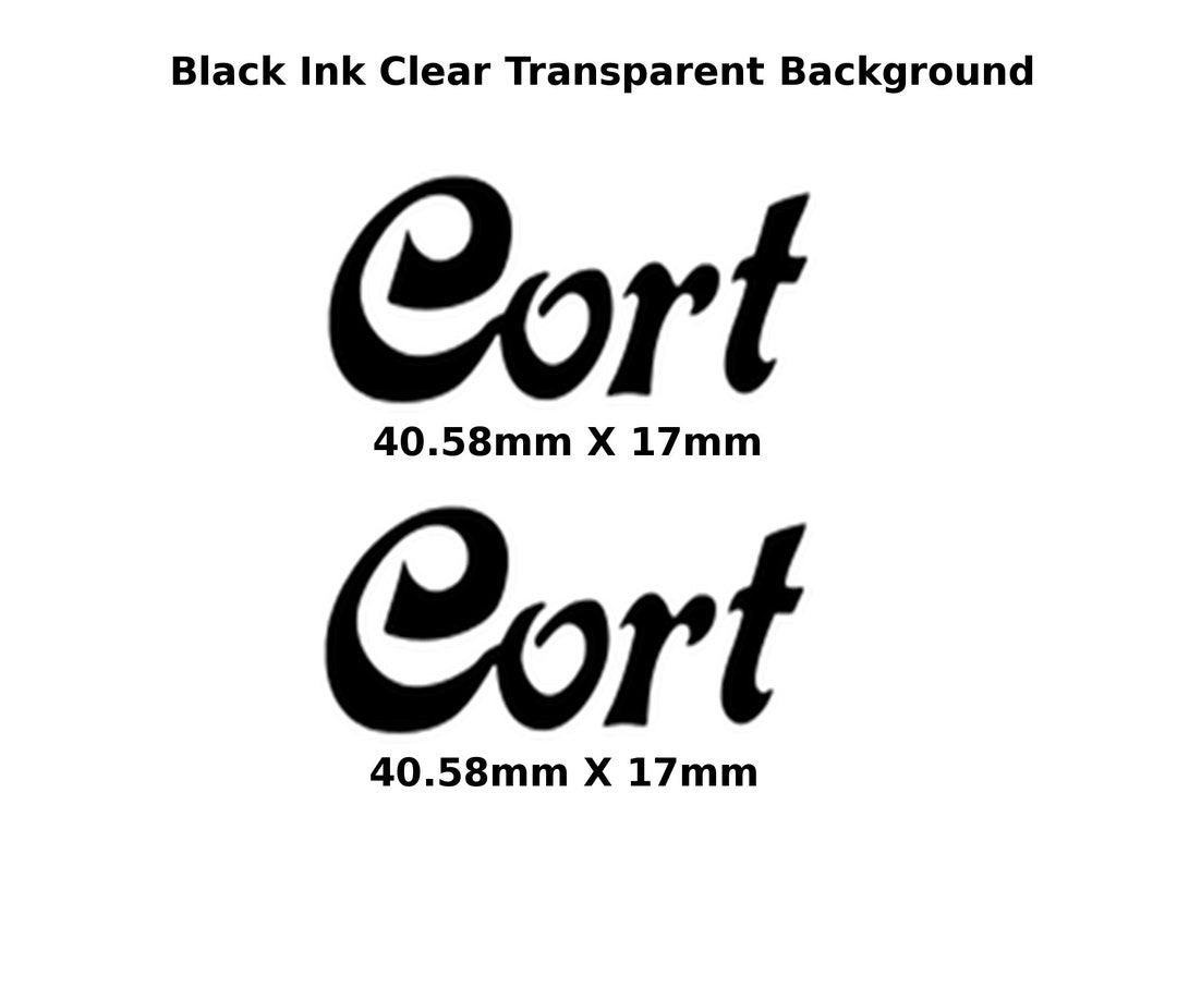 Cort Guitar Decal Head Stock Sticker Restoration Foil Decal - Etsy