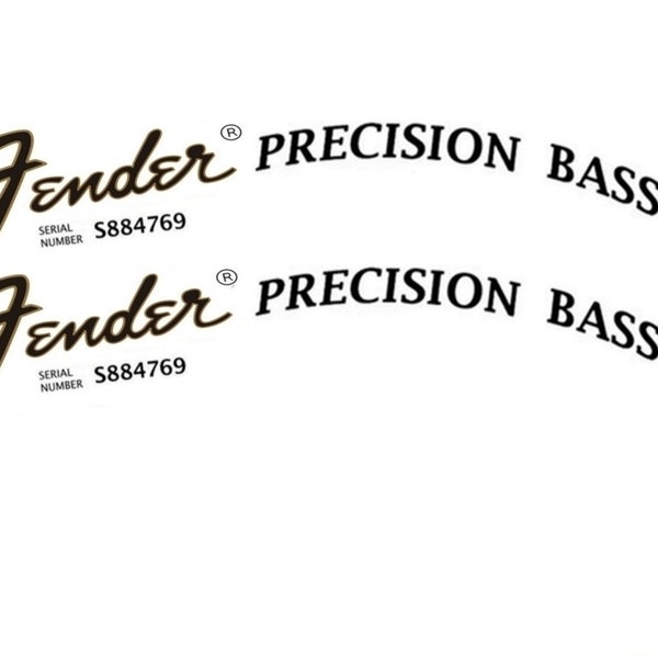 Fender Headstock Decal - Etsy