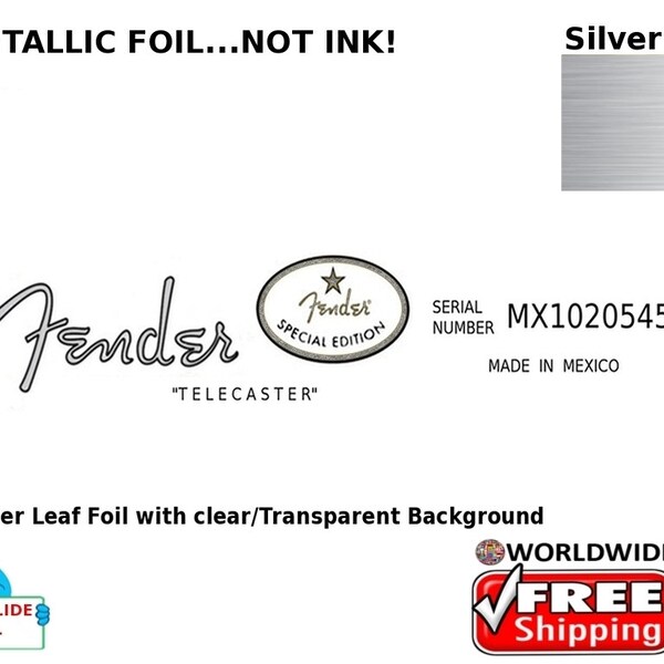 Fender Telecaster Decal - Etsy