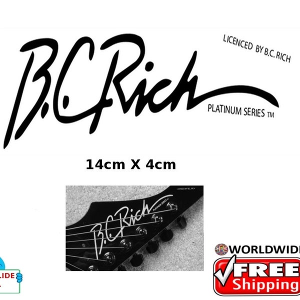Bc Rich Guitar Decal - Etsy