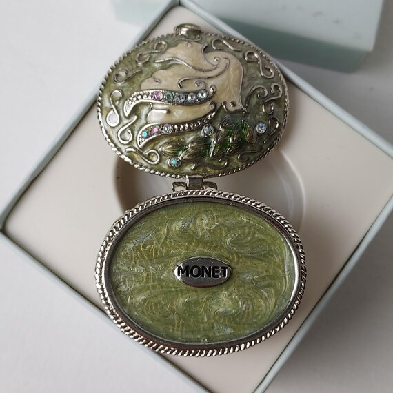 Monet "Peace Dove" collectible trinket box- vintage - Gem