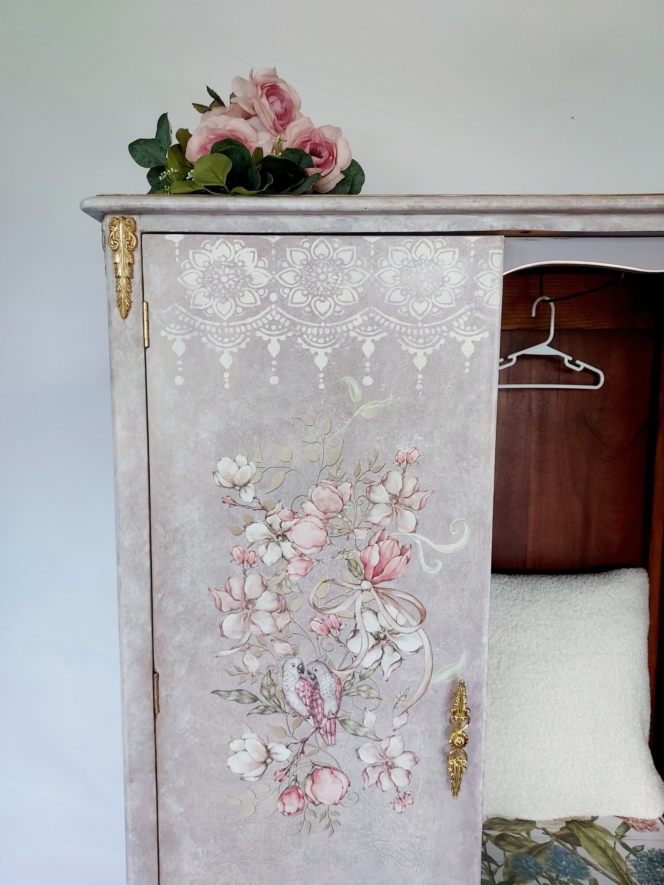 Chifforobe, Wardrobe, Armoire Cabinet Vintage - Etsy