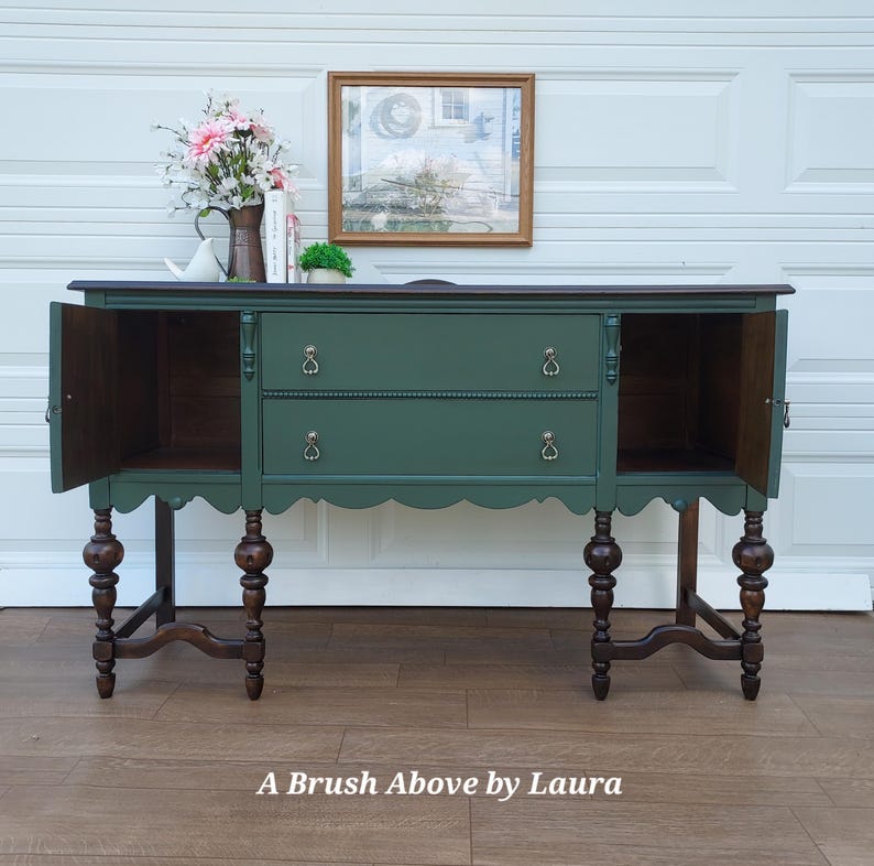 CUSTOM Painted Buffets- This is a Work Sample and NOT for Sale - Etsy