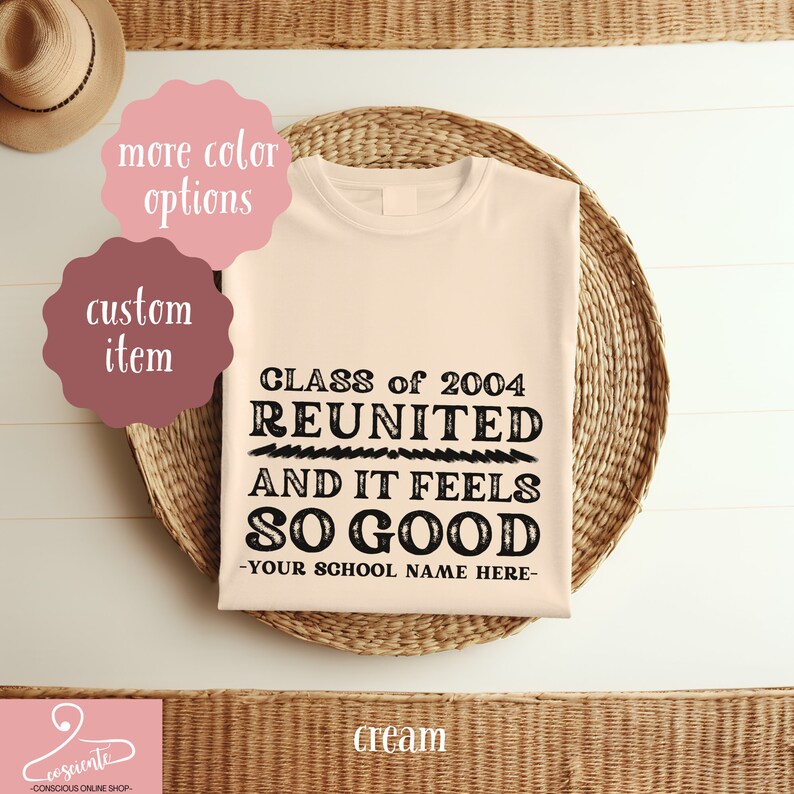 Custom 2004 Class Reunion Sweatshirt, 2024 High School Reunion Shirt ...