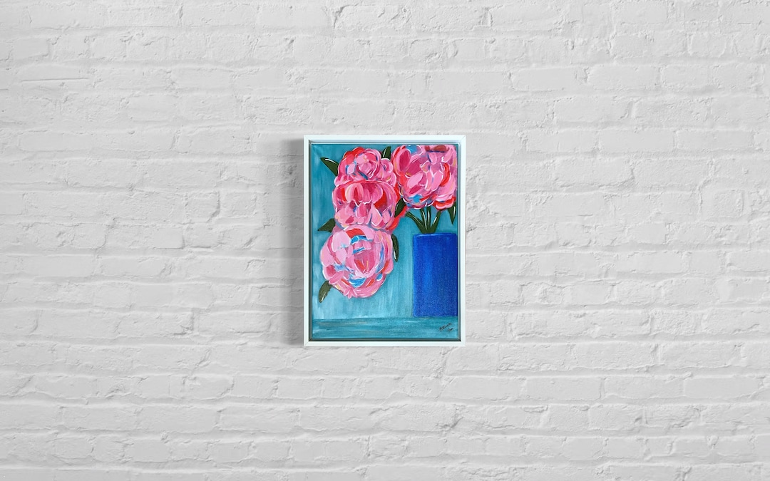 Abstract Peonies Original Painting - Etsy
