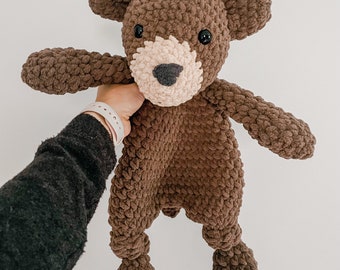 Crochet Teddy Bear Snuggler - Etsy