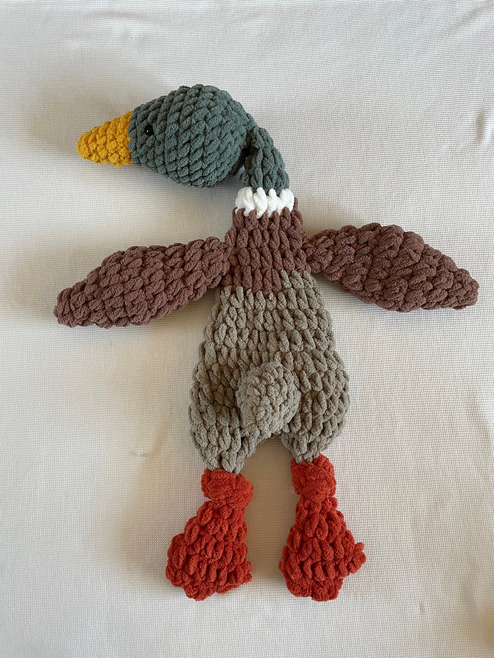 Crochet Mallard Duck Snuggler - Etsy
