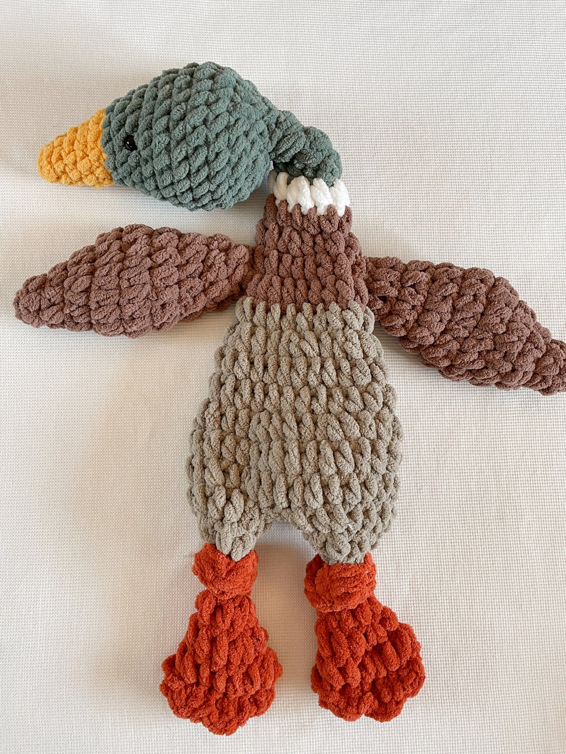 Crochet Mallard Duck Snuggler - Etsy