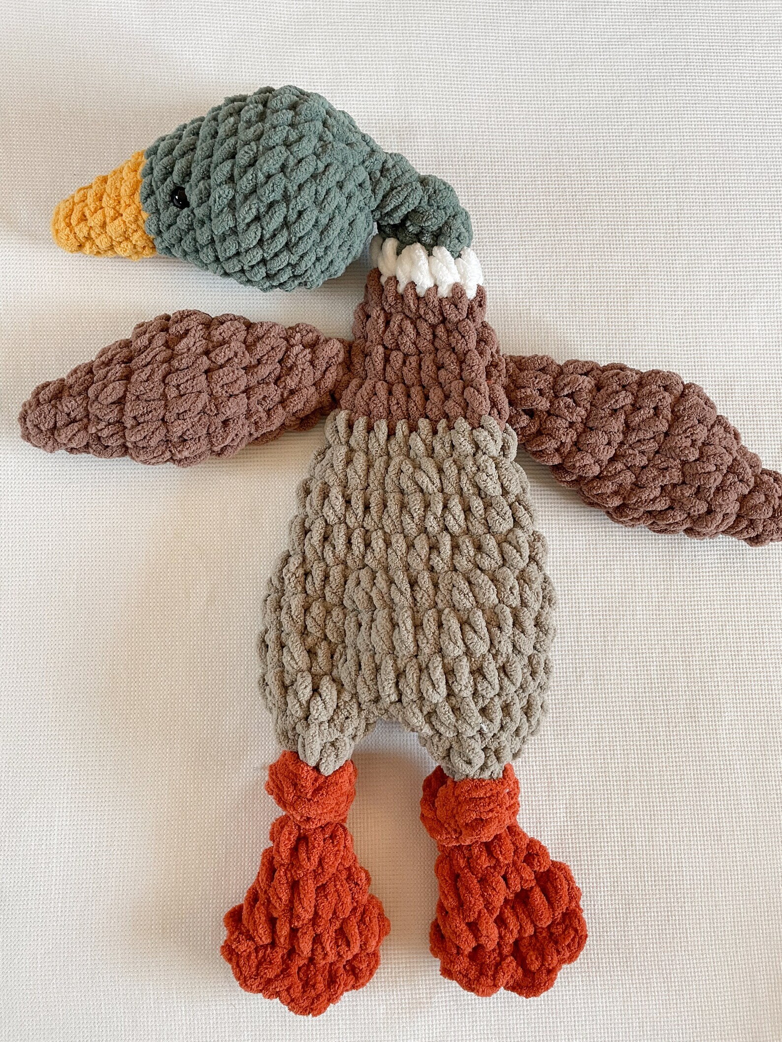 Crochet Mallard Duck Snuggler - Etsy