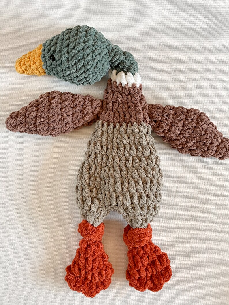 Crochet Mallard Duck Snuggler - Etsy