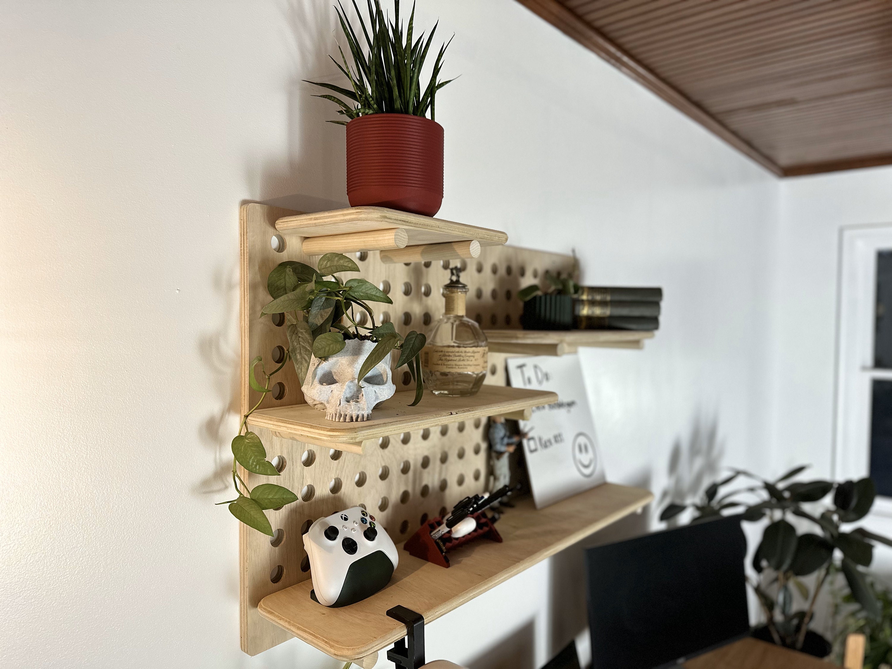 Modular Pegboard Shelf - Etsy
