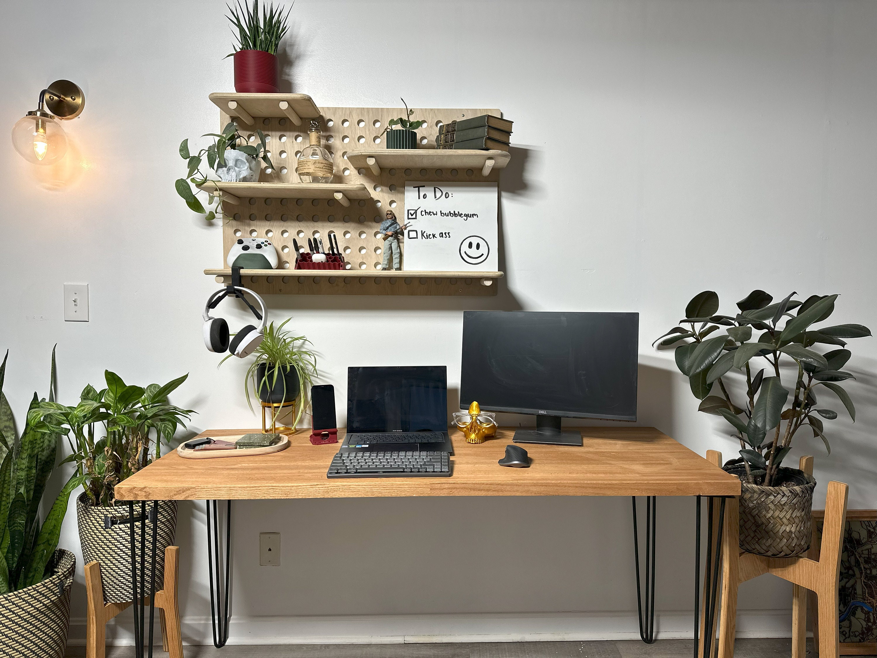 Modular Pegboard Shelf - Etsy