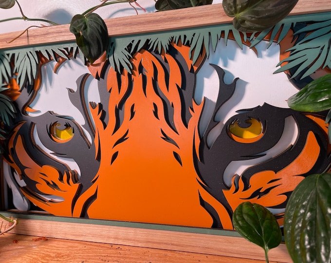 Cincinnati Jungle Bengals Wood Art - Etsy