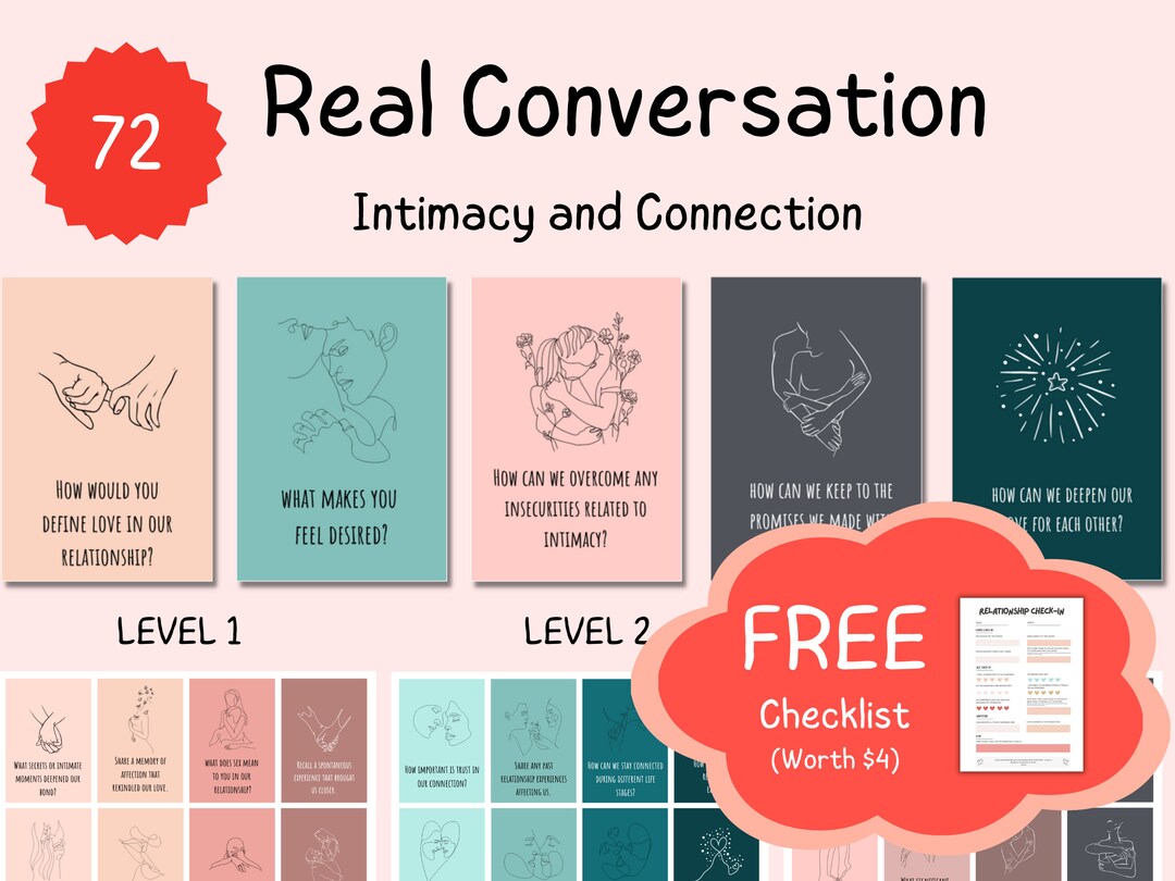 Couple Conversation Card | Enhance Intimacy and Connection | Couple ...