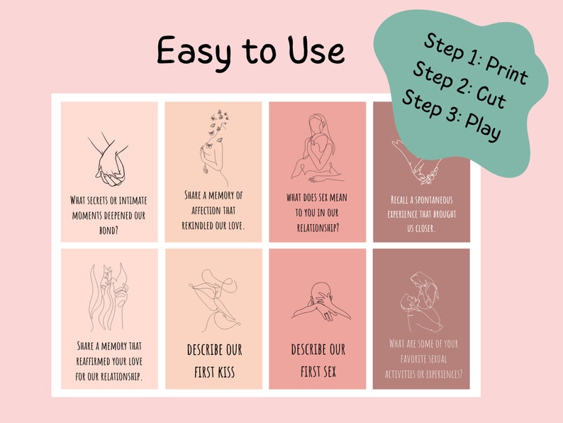 Couple Conversation Card | Enhance Intimacy and Connection | Couple ...