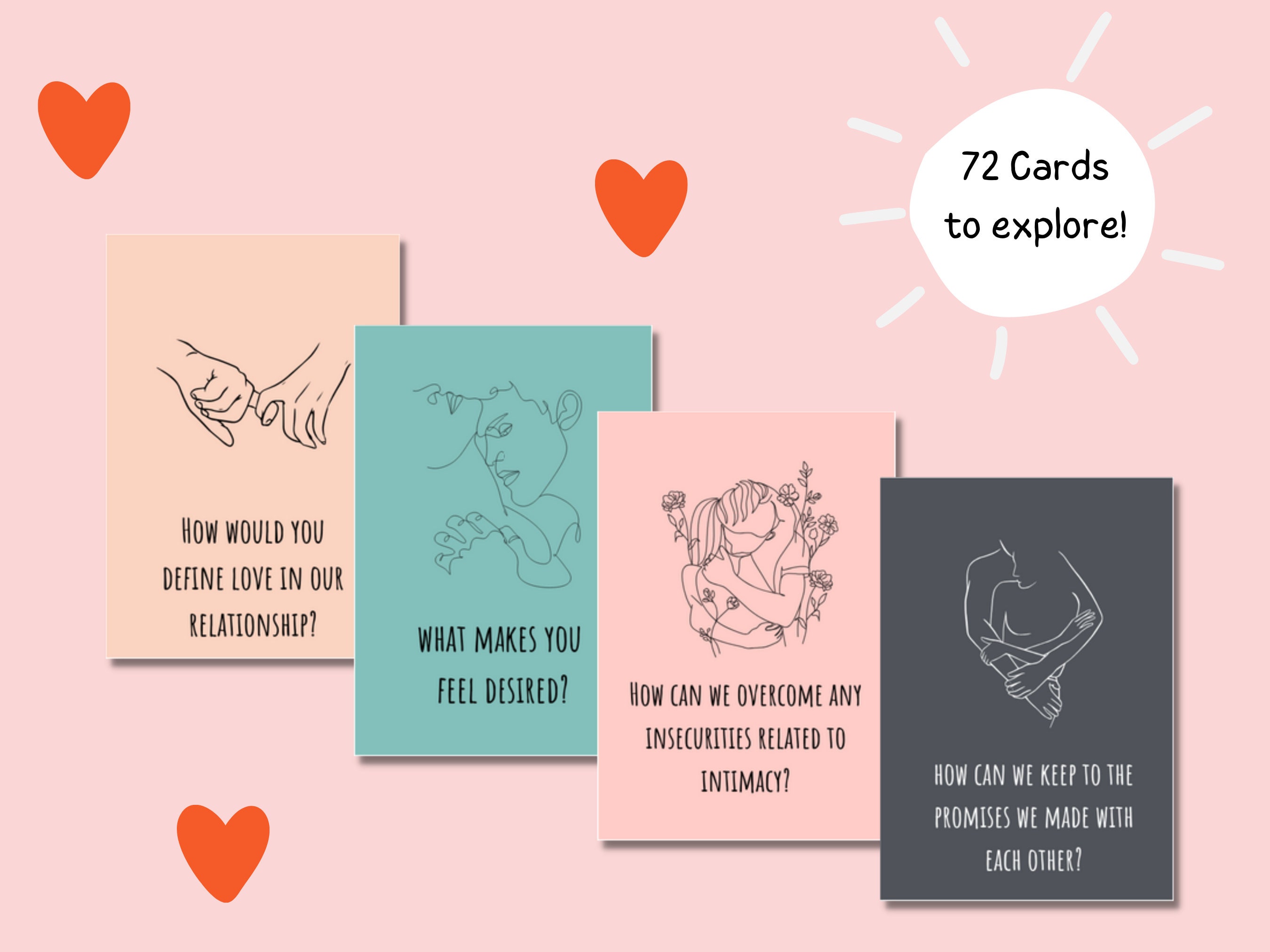 Couple Conversation Card | Enhance Intimacy and Connection | Couple ...