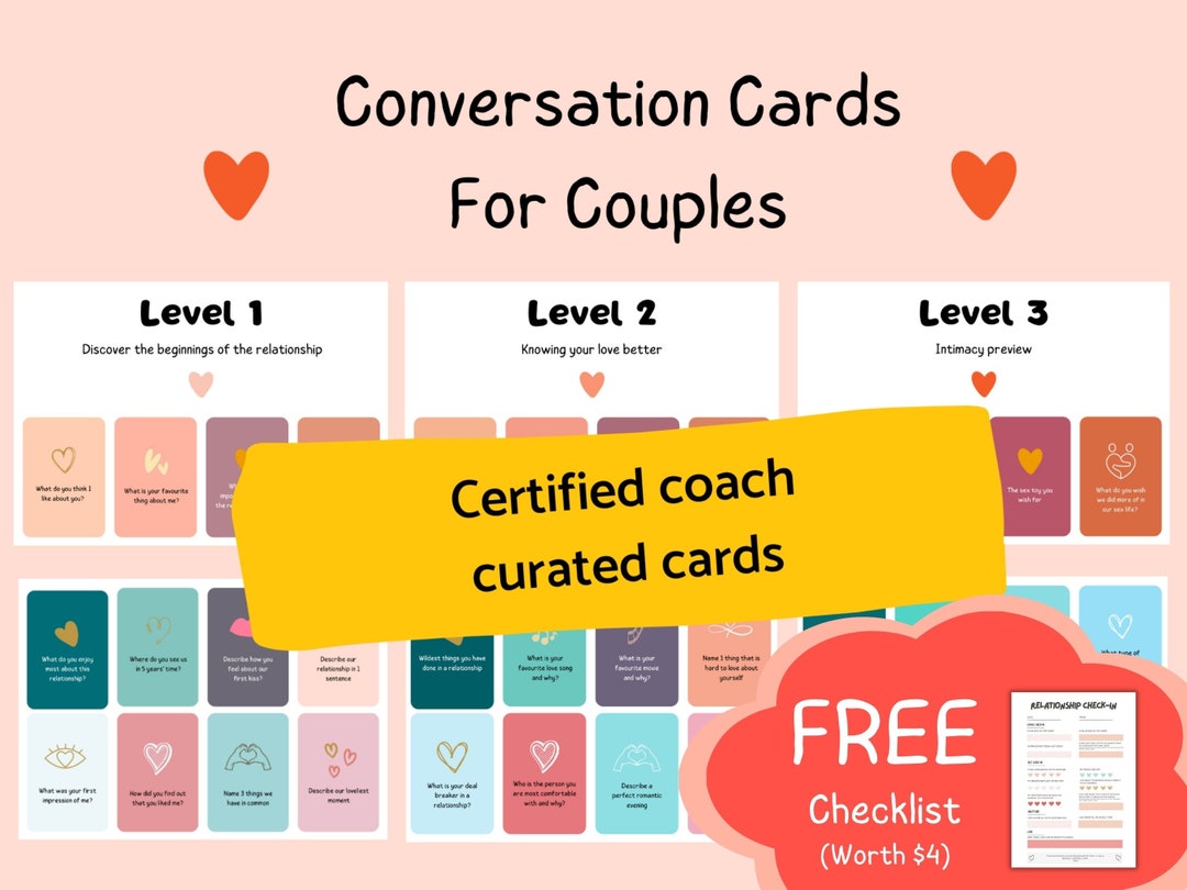Couple Question Cards couple Therapy Effective Tool - Etsy