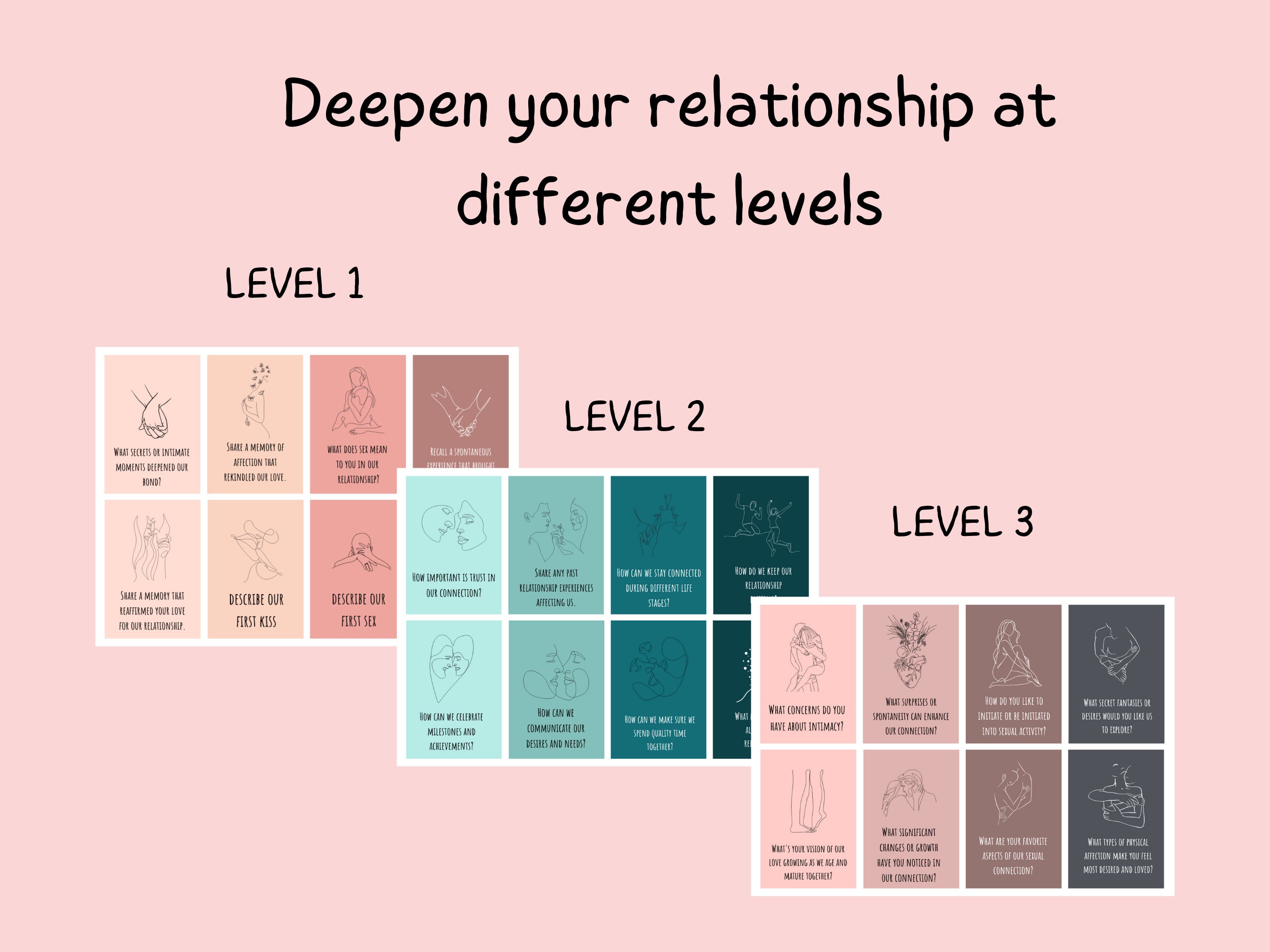 Couple Conversation Card | Enhance Intimacy and Connection | Couple ...