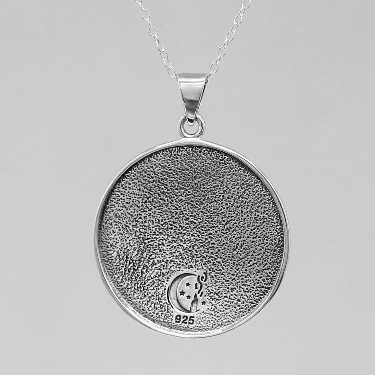 Third Pentacle of Mars Pendant - Sterling Silver Key of Solomon Seal ...