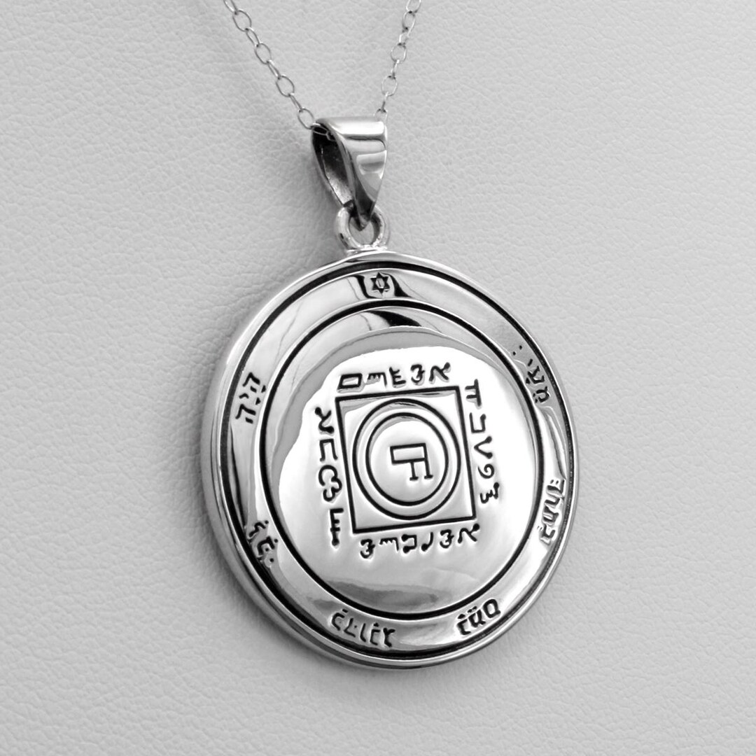 Fifth Pentacle of Venus Pendant Necklace - Sterling Silver Key of ...