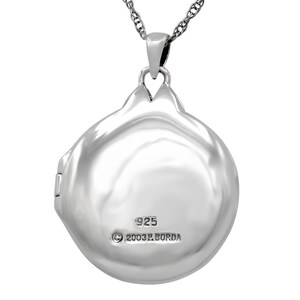 Witch Locket Necklace - Sterling Silver Wiccan Pentacle Spell Locket ...