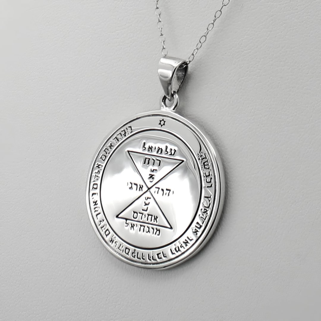 Third Pentacle of Venus Pendant Necklace - Sterling Silver Key of ...